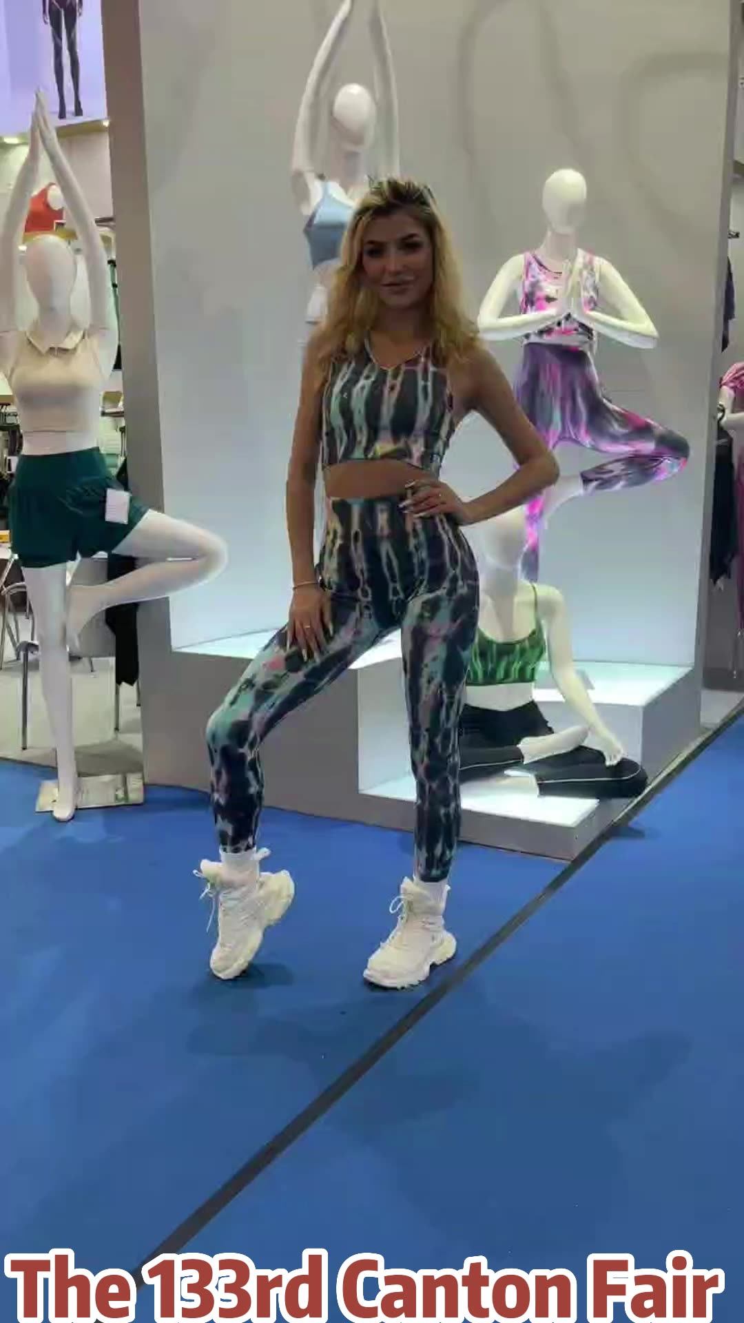 Women Fitness Sports Leggings V Waist Scrunch Butt Pilates Yoga Peach ...