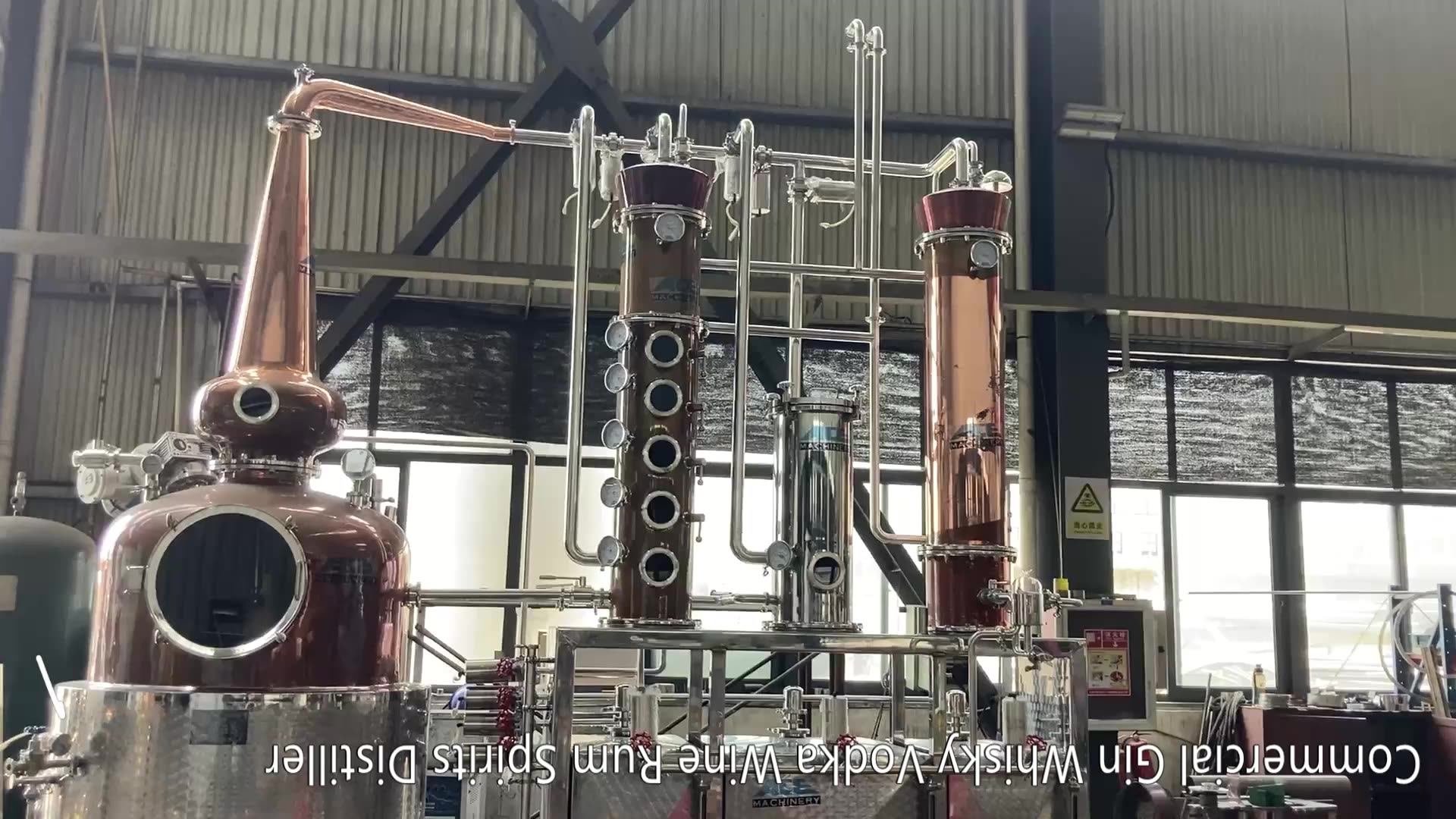 Factory Copper Stills Still For Whisky White Wine Gin Vodka ...