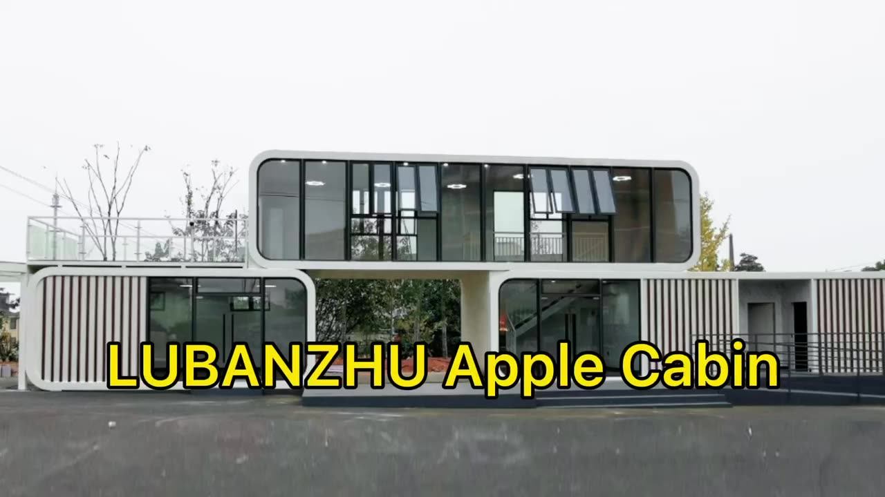 Double Glass Window Apple Cabin House For Resort Office/thailand ...