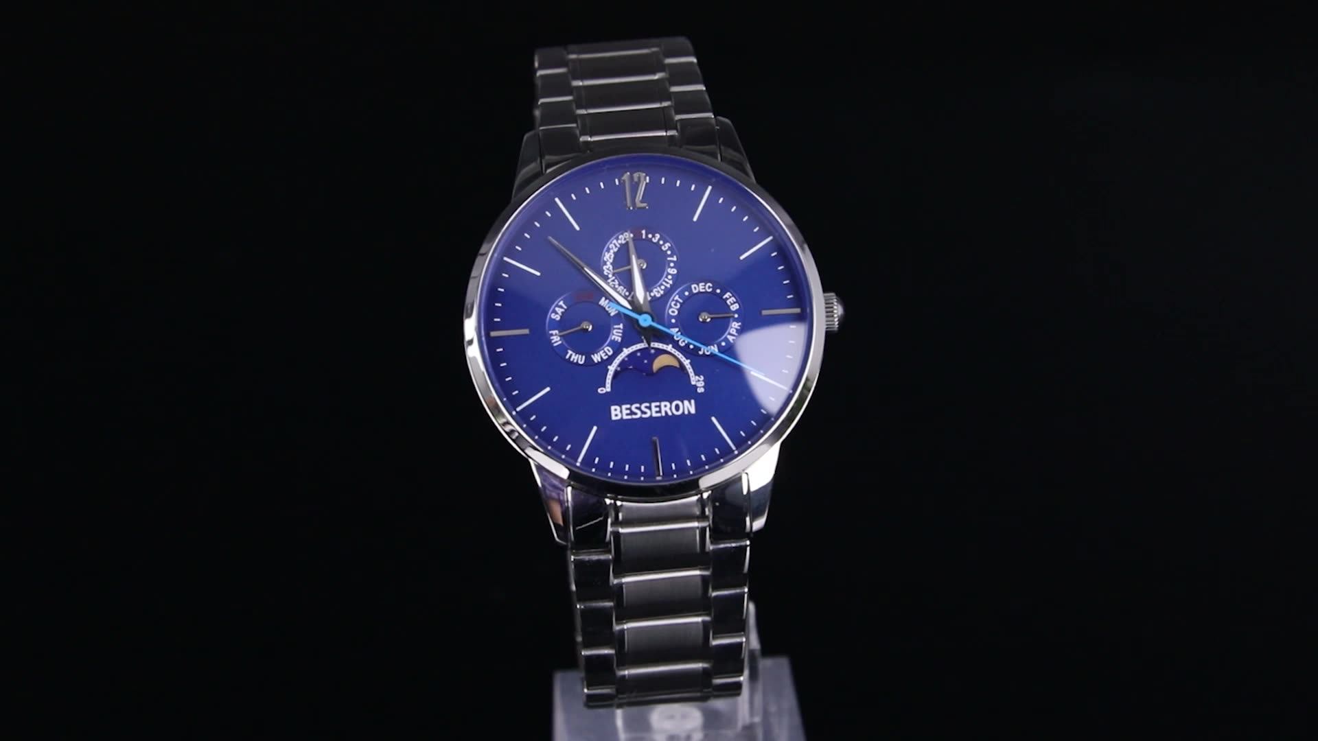 Custom 316l Stainless Steel Japan Miyota Movement Watches Men Wrist ...