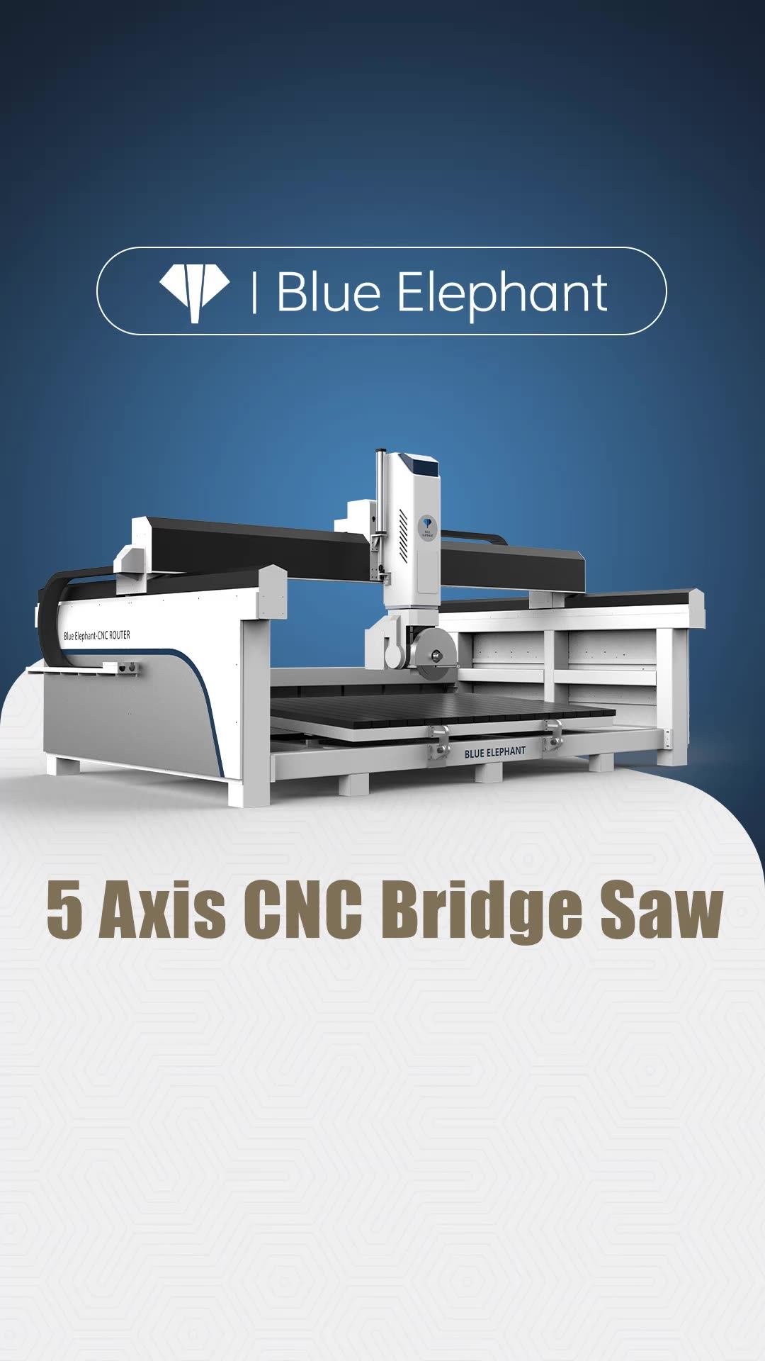 3d 5 Axis Cnc Router Stone Sculpture Bridge Saw Stone Cutter Machine ...