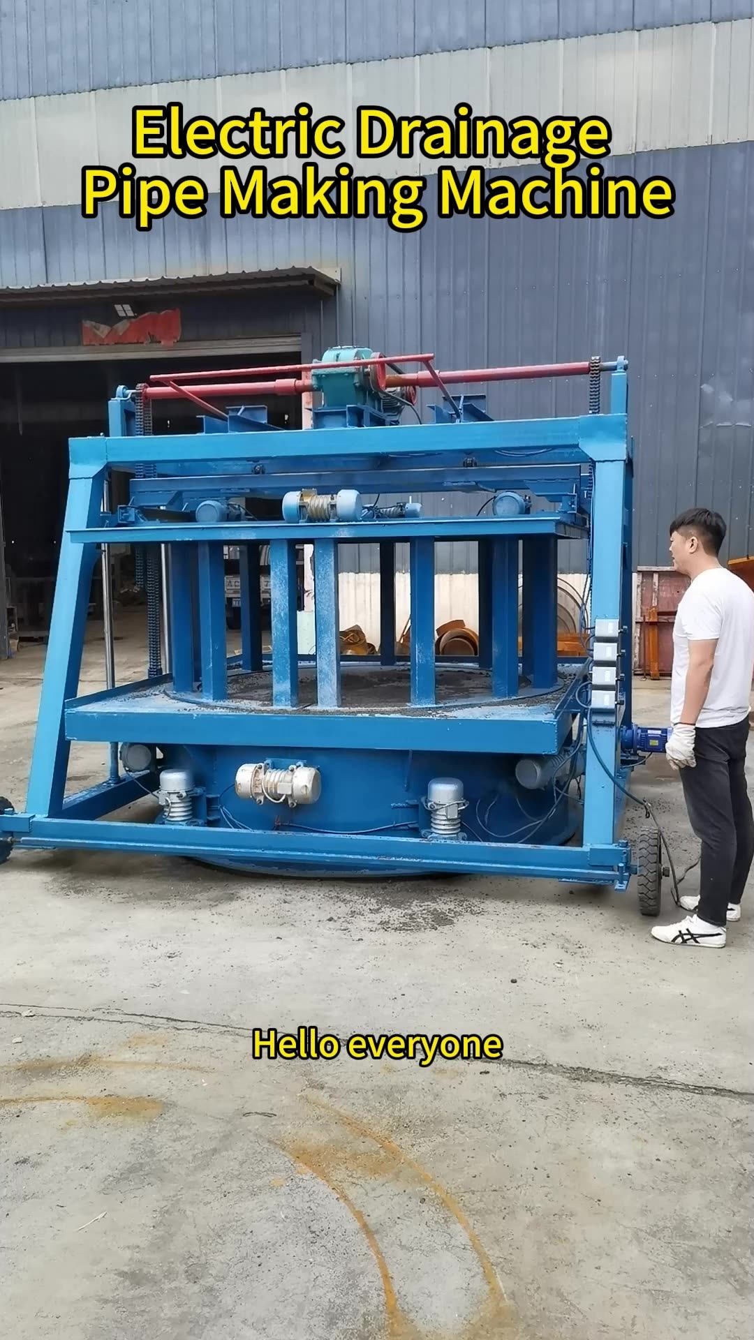 Precast Concrete Inspection Manhole Making Machine Outer Diameter ...