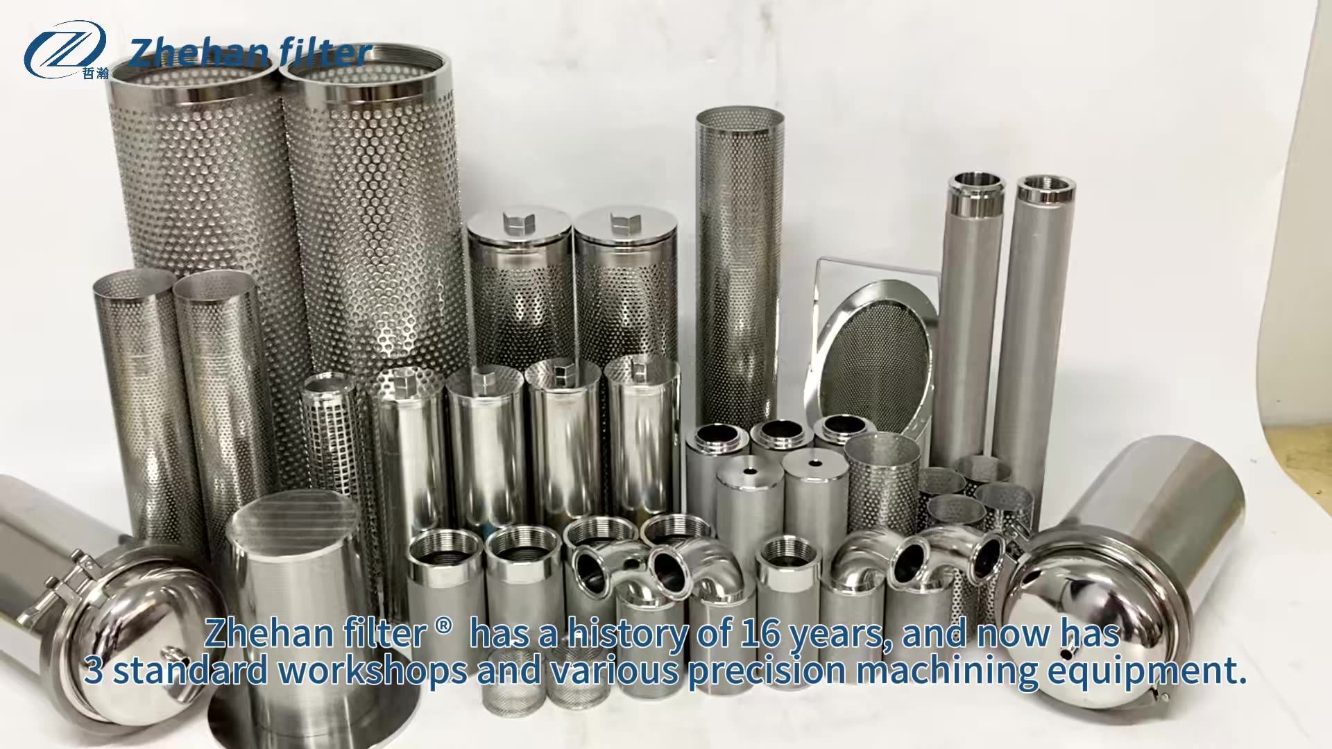 304 316 Stainless Filter Element Metal Cartridge Customize Filter ...