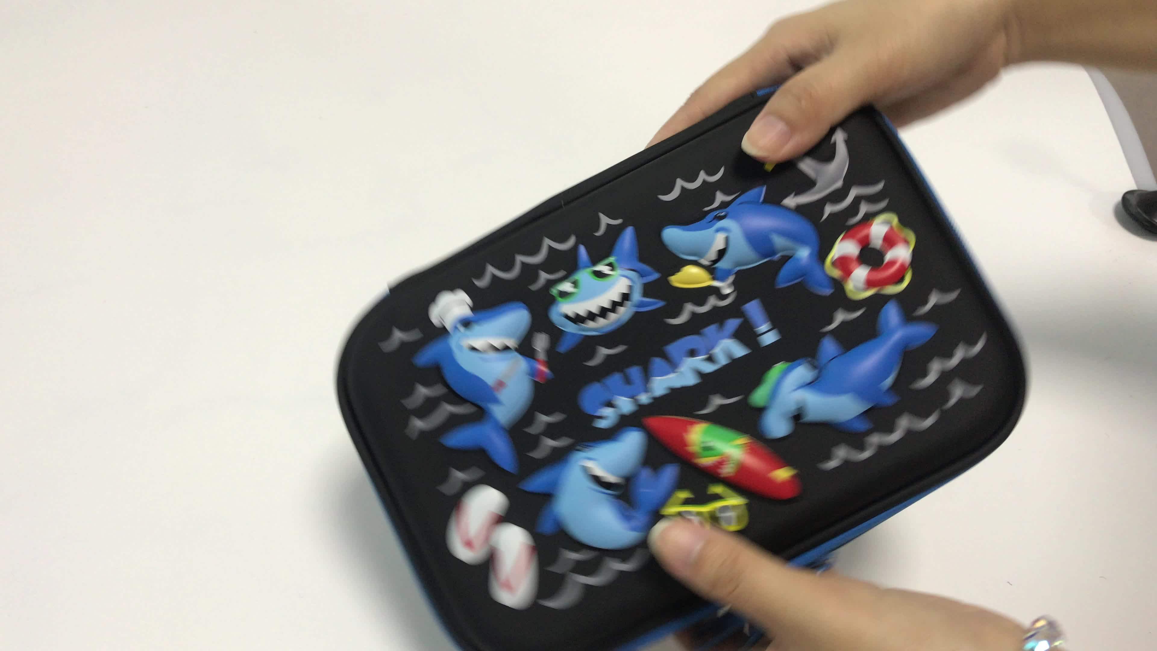 Custom Design Eva Pencil Case Stationery 3d Cartoon Divider Pad Pencil ...