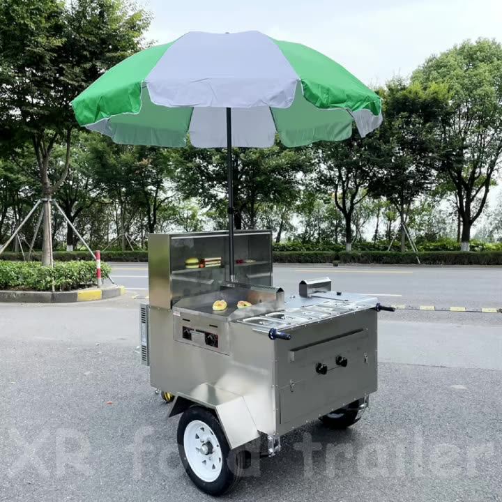 Factory Supply Corn Hot Dog Cart Stand Snack Food Umbrella - Buy Hot ...