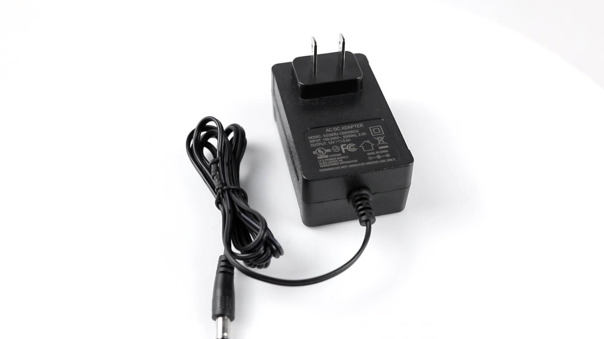 Led Power Supply 12 Volt 2 Amp Ac Dc Plug Adaptor 12v 2a Power Adapter ...