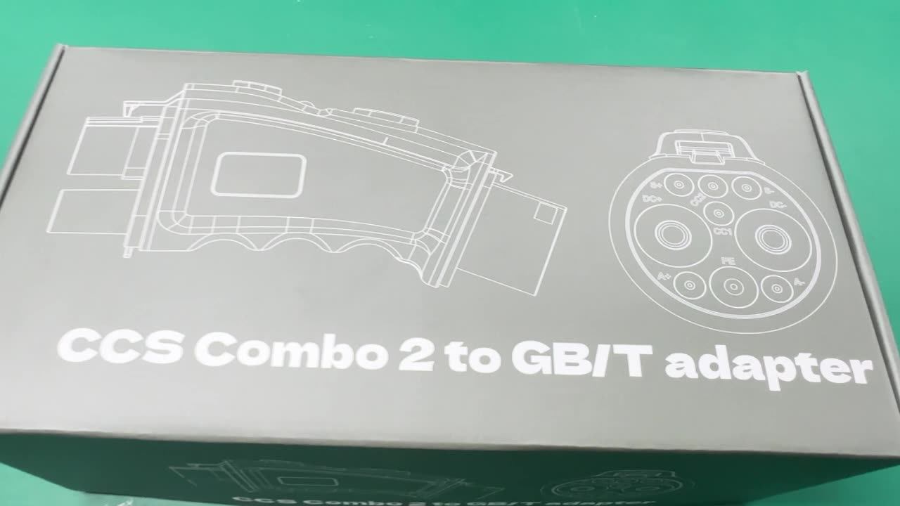 Ccs2 To Gb/t Car Charging Dc Adapter Ccs Combo 2 To Gbt Ev Charger Or ...