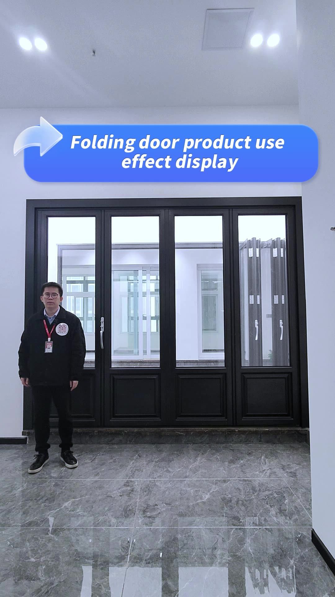 Eco Friendly Minimalist Design Hurricane Impact Accordion Doors ...