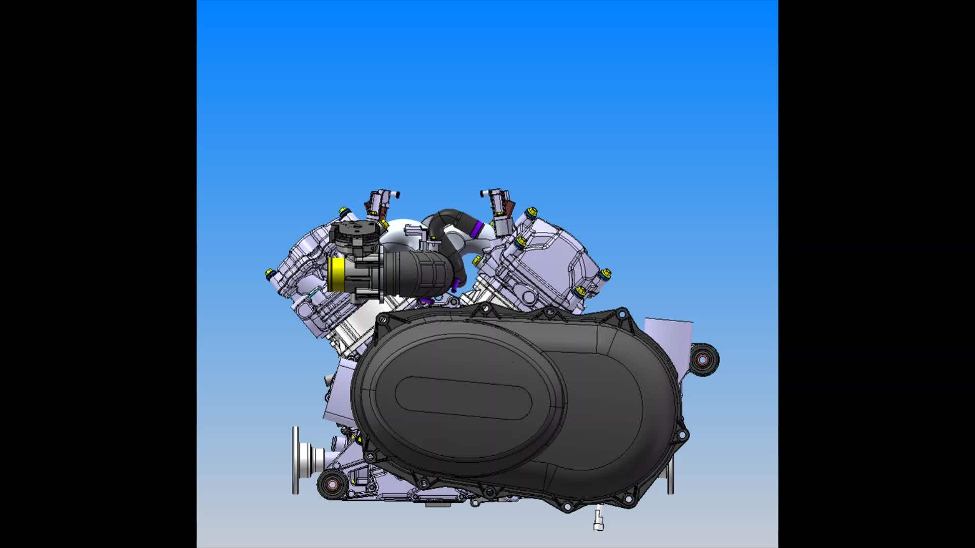 Kb2v91mw 800cc Utv Engine 4x4 Water-cooled,Efi,Cvt+ H-l-n-r-p (direct ...