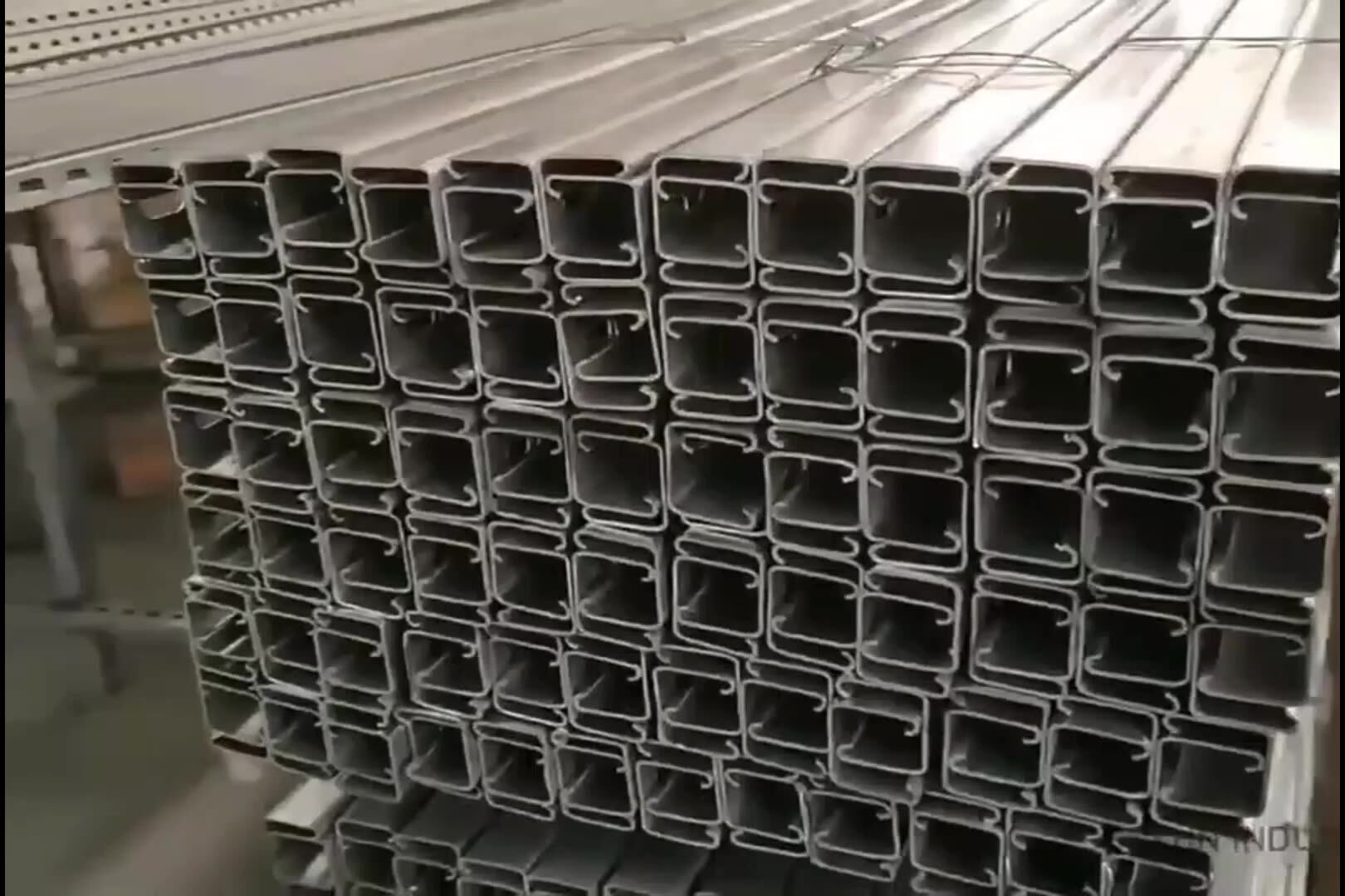 Slotted Galvanized Steel Unistrut C Channel Solar Support C Profile ...