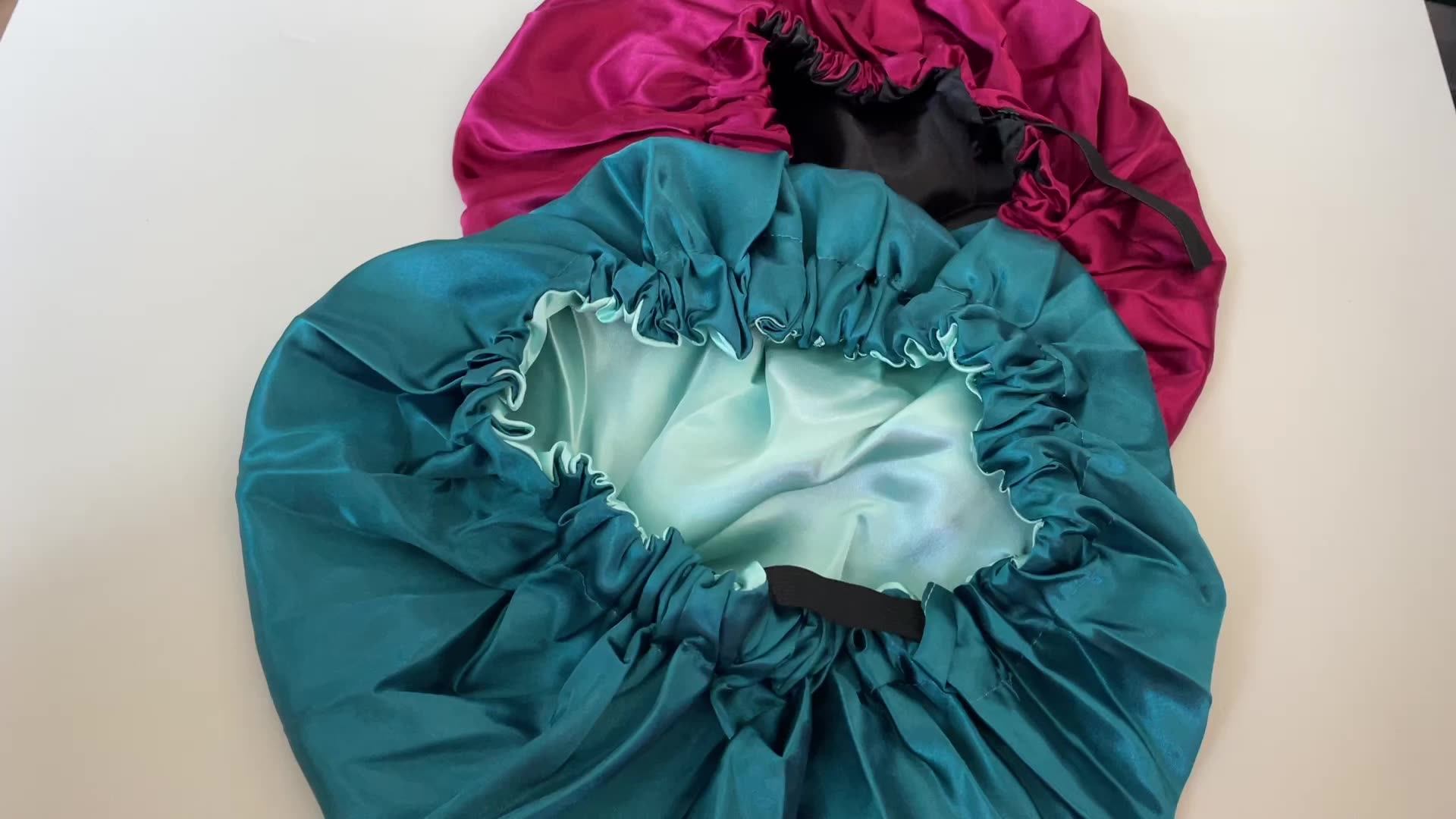 Satin Bonnet Wholesale Adjustable Double Sided Silky Satin Hair Wrap ...