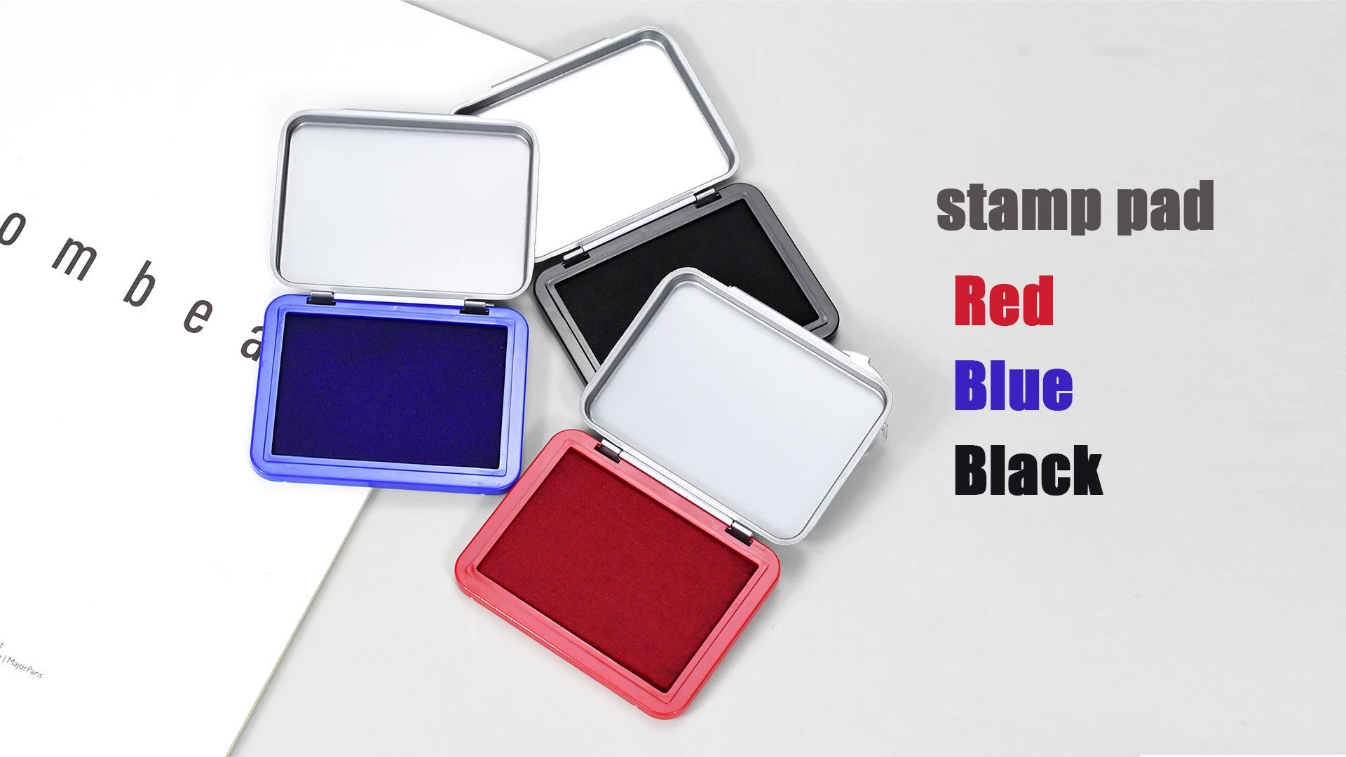 Stamp Red Blue Black Ink Paste Calligraphy Pad Stamp Vermilion Seal ...
