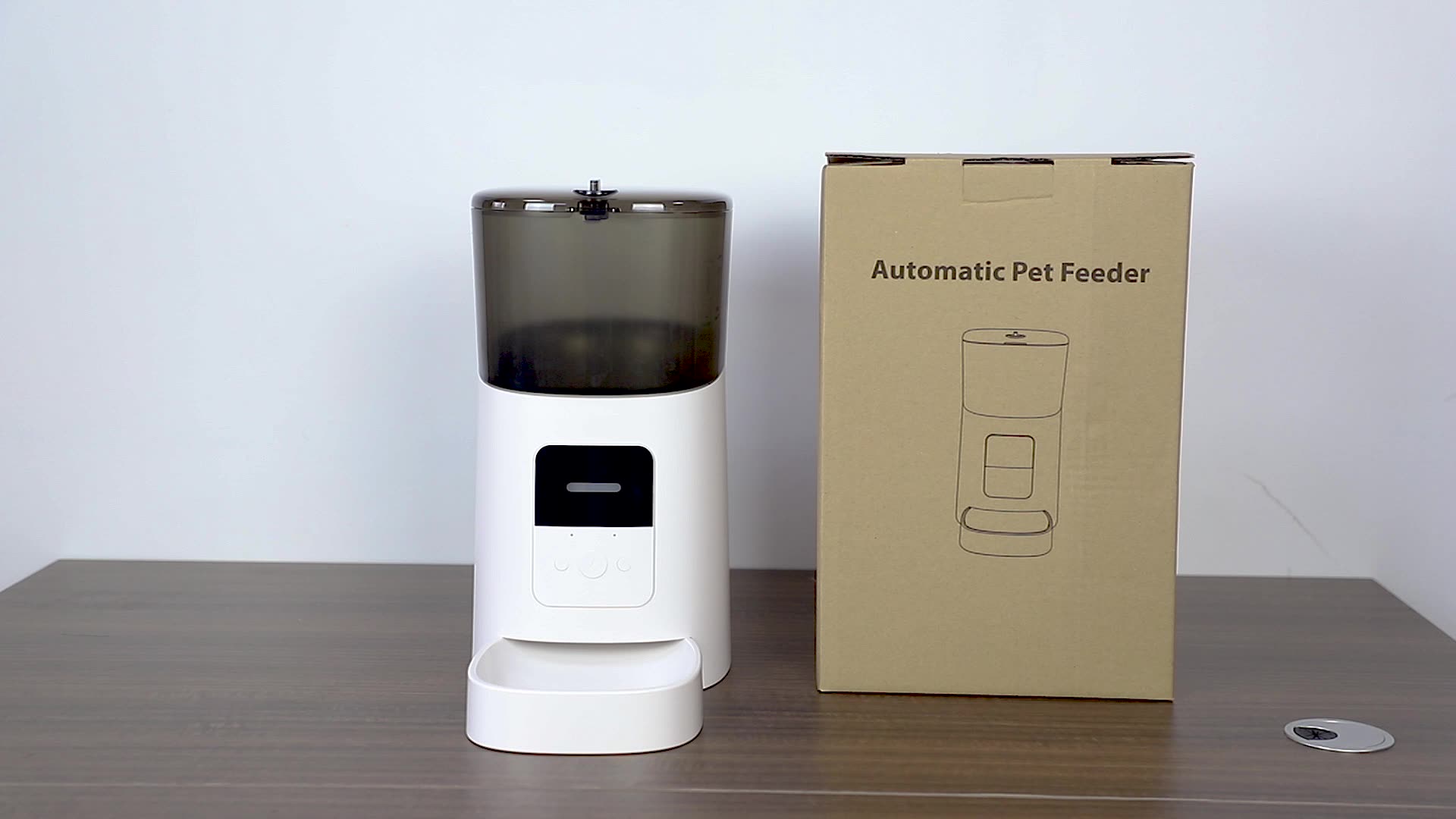 Tuya Dog Cat Smart Pet Feeder Wifi Mobile Phone App Remote Control Microchip Automatic Pet ...