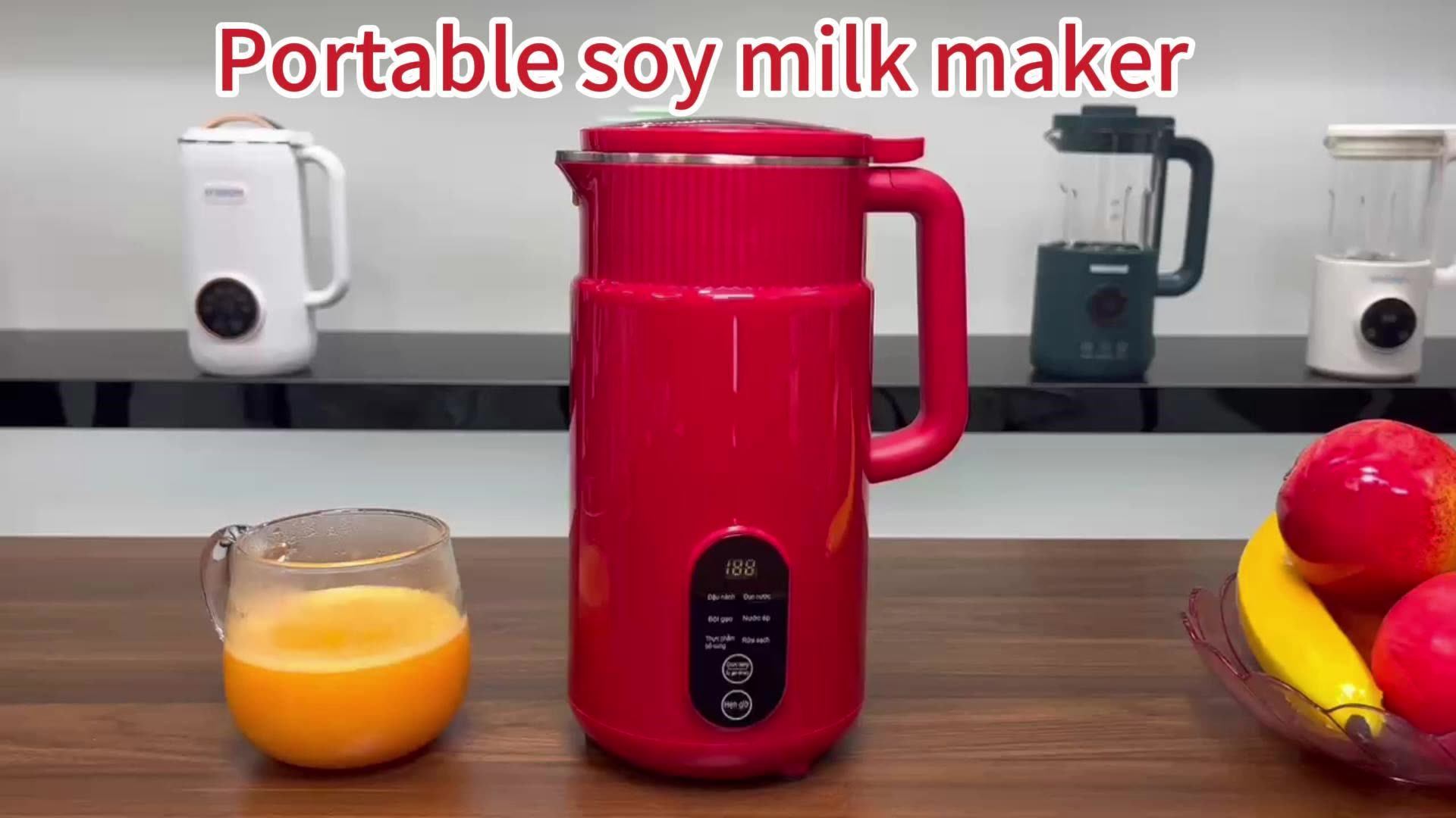 Household 600ml Automatic Hot Soy Milk Blender Soup Blender 220v ...