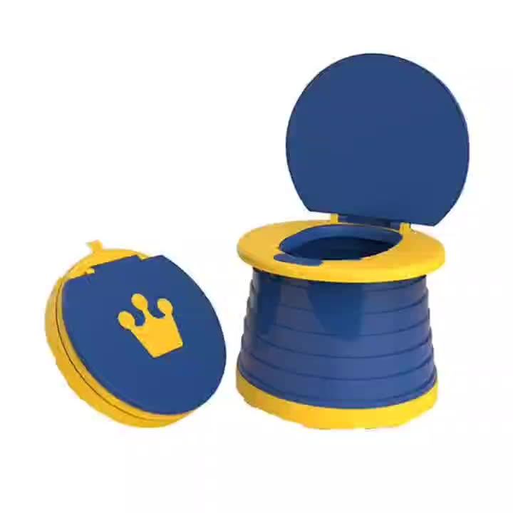 Travel Round Foldable Baby Toilets Potty Training Toilet Seat Portable ...