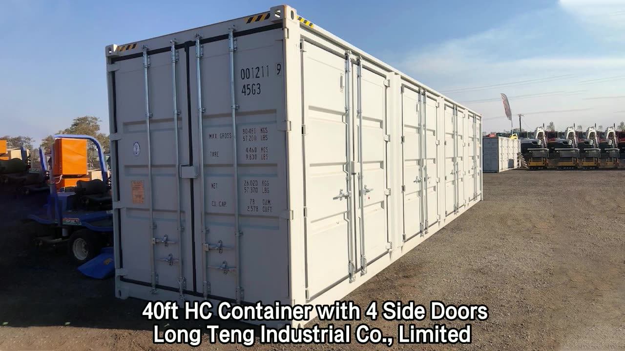 Multi Side Doors Opening 40ft Portable Self Storage 40 Ft Length High ...
