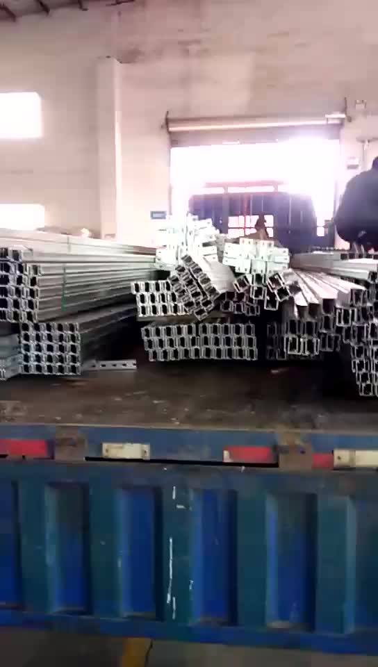 Cheap Curved Aluminum Unistrut C Channel Profile With Serrated Edge ...