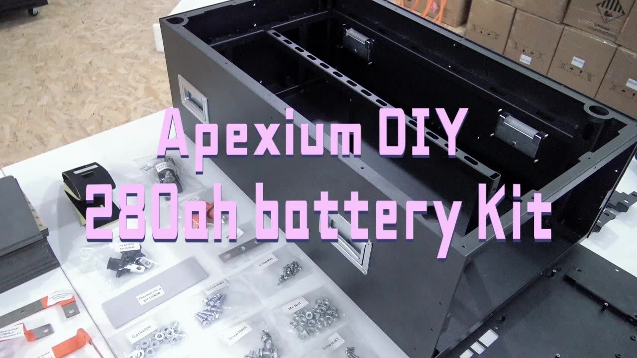 Apexium Customized 48v 280ah Lifepo4 Battery Pack Box 15kwh 280 48v Bms ...