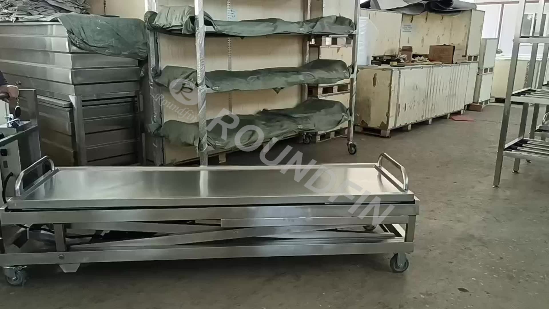 L Funeral Dead Body Trolley Morgue Lifting Mortuary Trolley Morgue ...