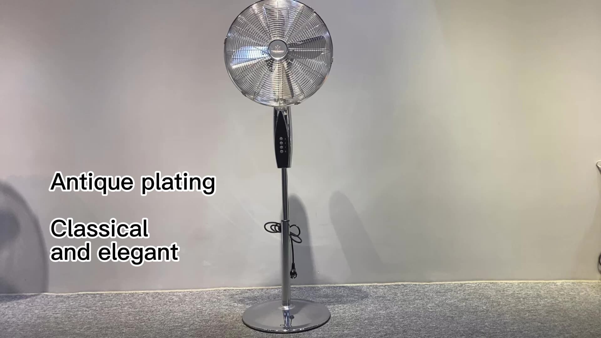 Industrial Pedestal Fan 3 Speed Setting Metal Material Household 18 ...