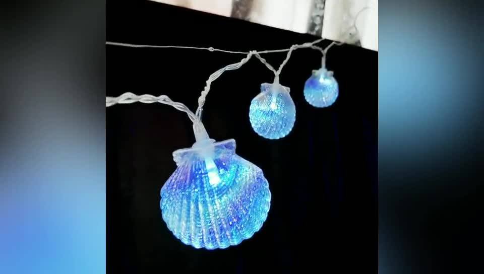 New Design Sea Nautical Theme Shell Shape String Light Aquarium ...