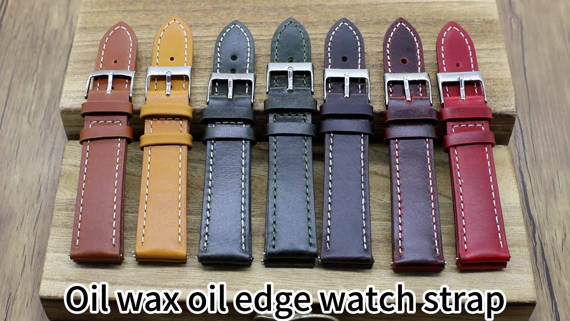New Quick Release Genuine Leather Band 18mm 19mm 20mm 22mm Soft Watch ...