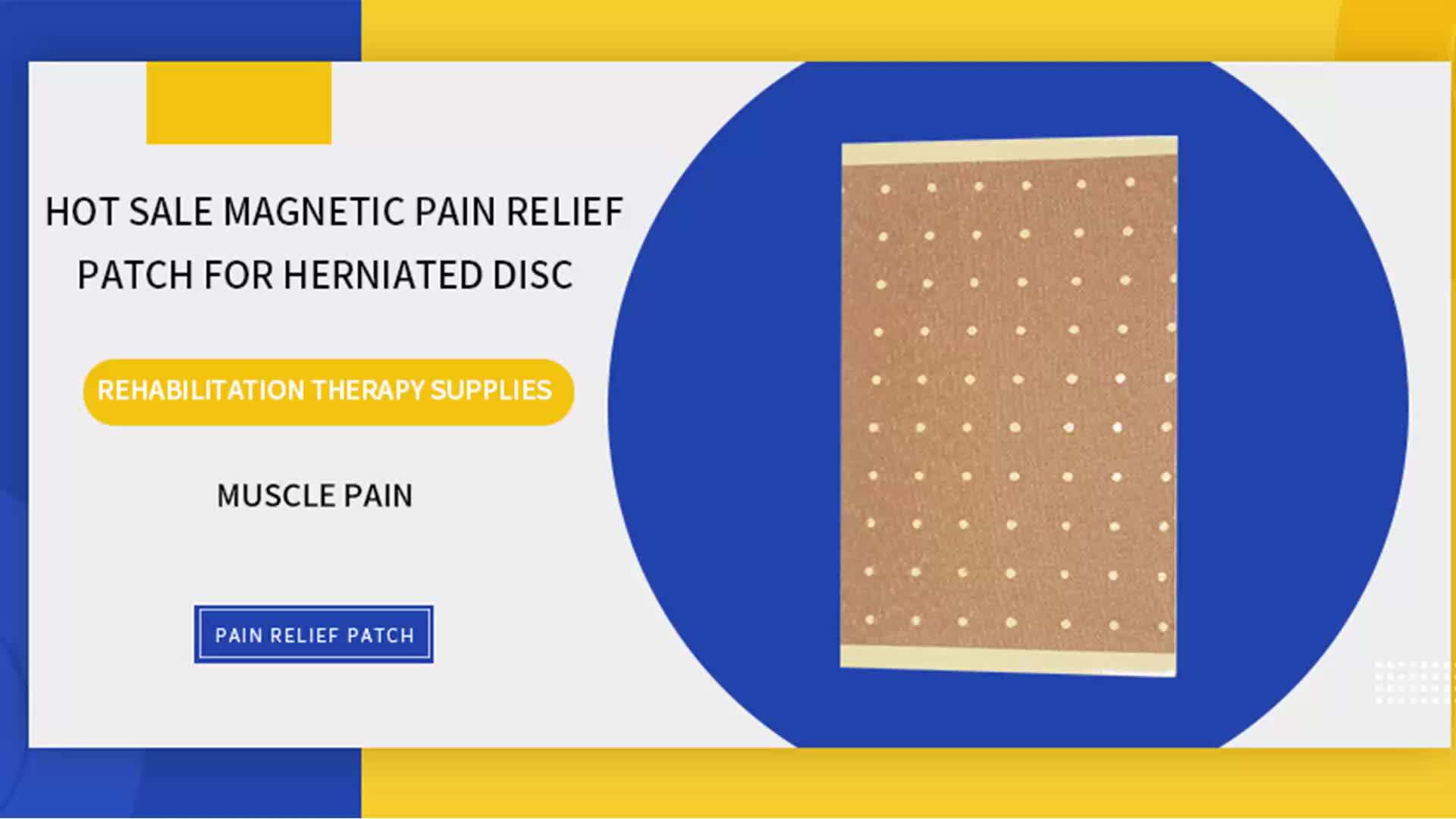 Cbd Capsicum Pain Relief Patch For Back Pain And Herniated Disc - Buy ...