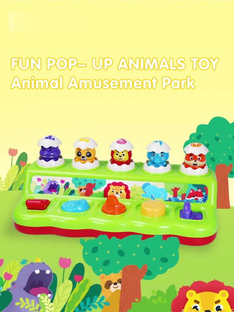 Early Education Toy Electric Whack A Mole Game Animal Figures Baby Toys ...