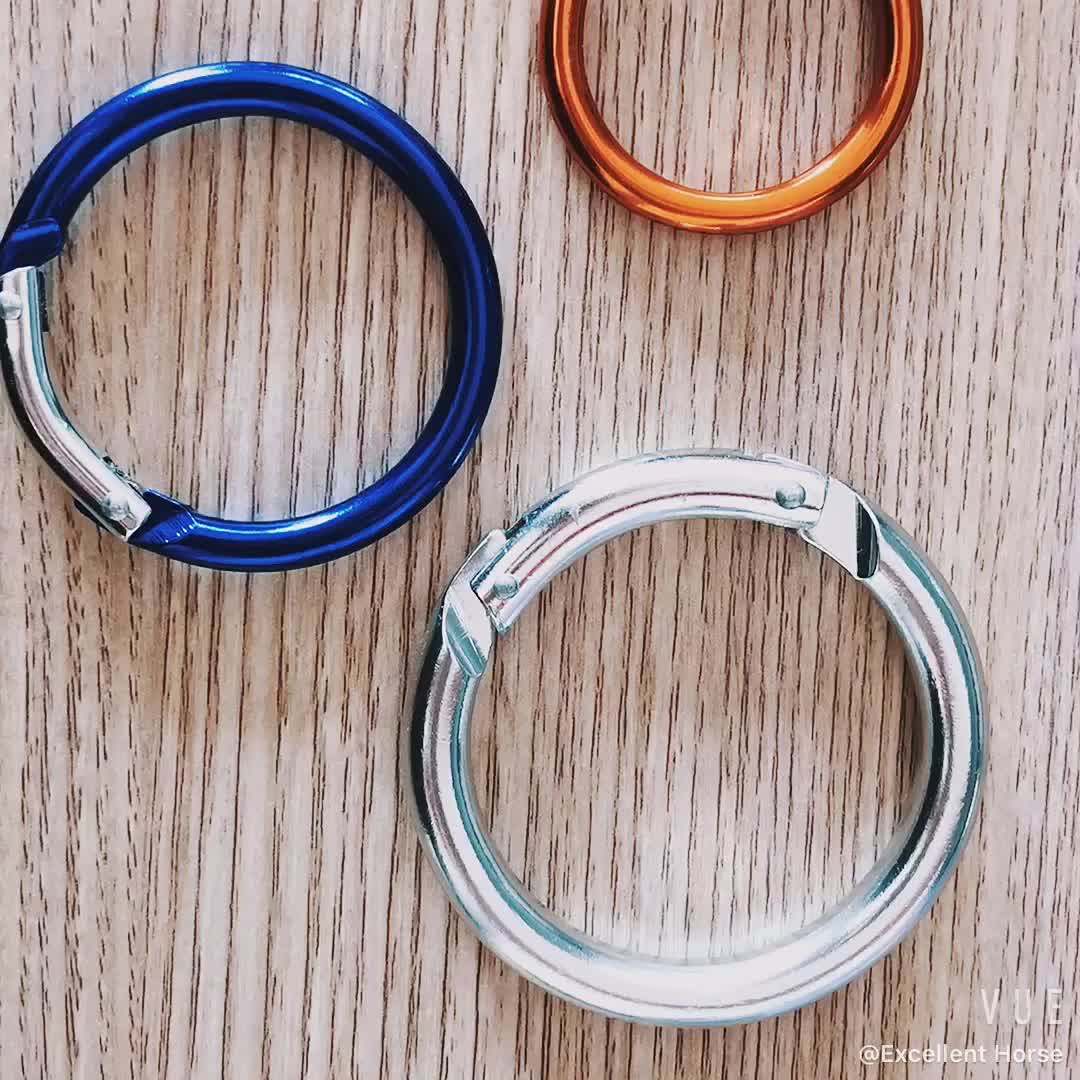 Aluminum Alloy Steel Round Carabiner Clip For Key Chain - Buy Round ...