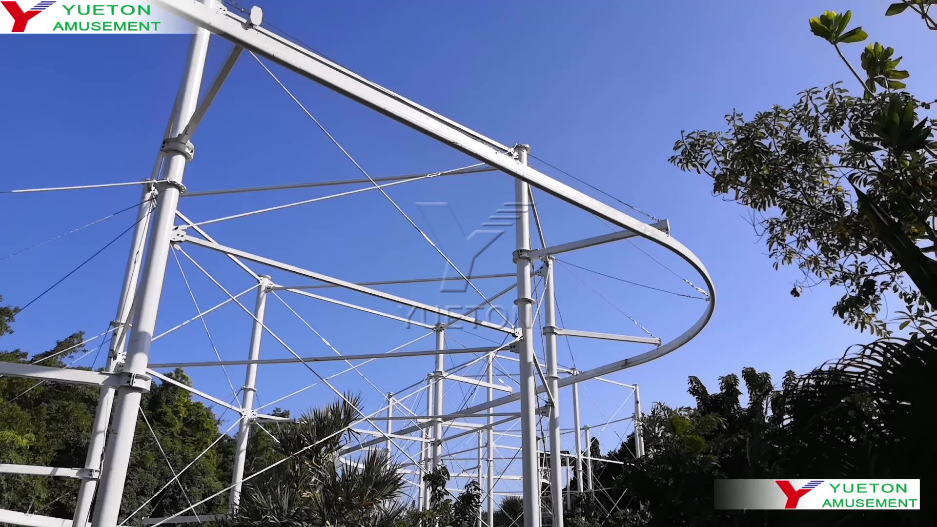 Commercial Adventure Adults Roller Coaster Zip Line Rollglider Outdoor ...