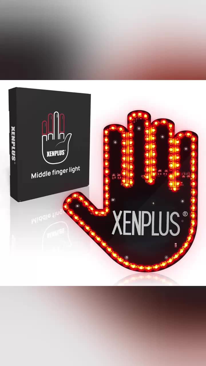 Original Middle Finger Light - Give The Bird & Wave To Drivers ...