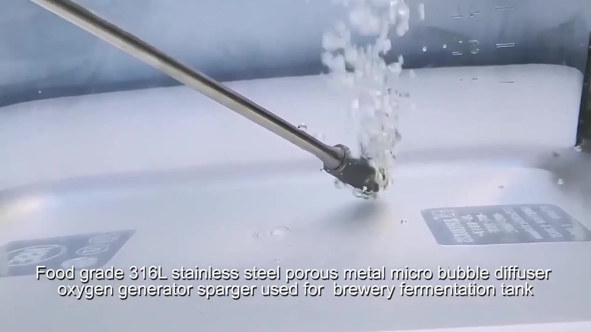 1/4" Npt Sintered Oxygen Filter Core Carbonation Stone Nano-bubbles ...