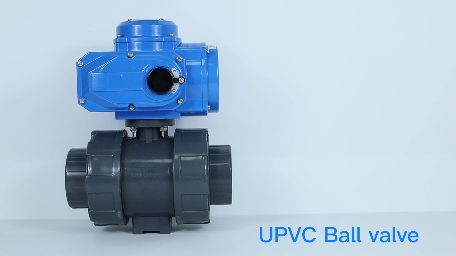 2 Way 3way 50mm Electric Motorized Actuators Electric Double Union Upvc ...