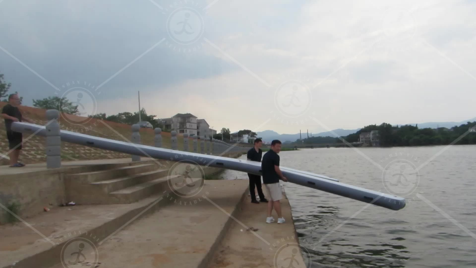 Oem Inflatabele Deck Jetski Floating Dock Boat Seats Inflatable Y Boat Pontoon Dock For Boat
