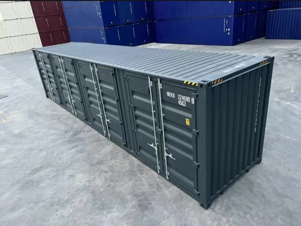 40ft Side Open Container,Side With 4 Doors,40hc Os - Buy 40ft Side Open ...