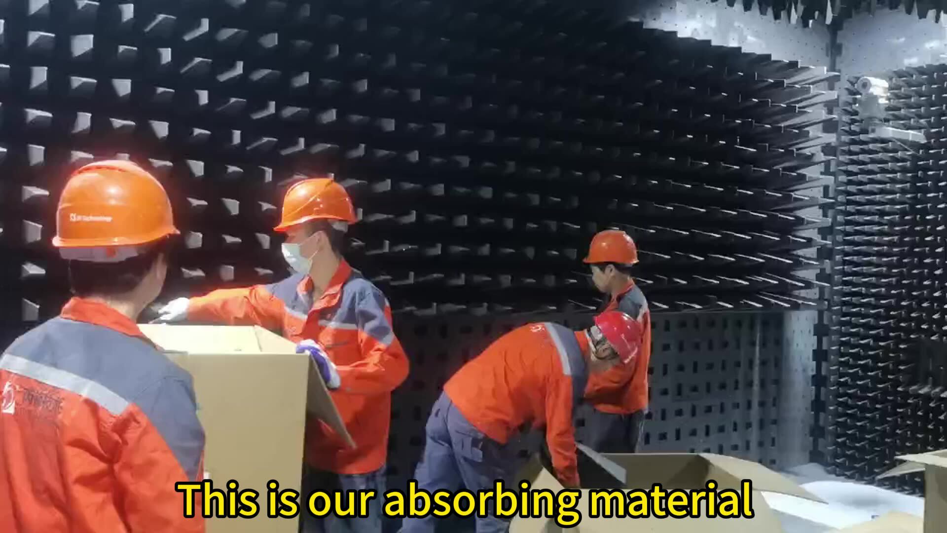 high loss flexible anechoic chamber radar absorbent material shielding ...