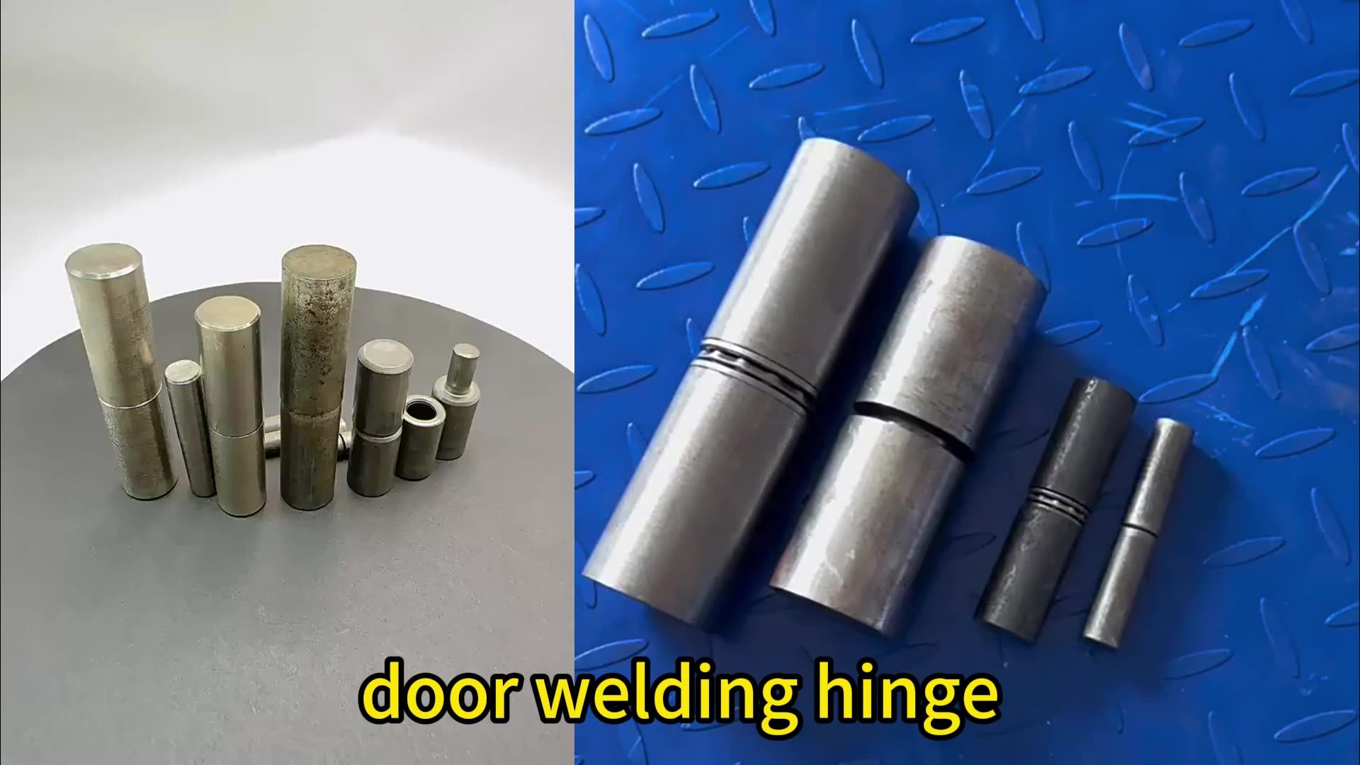 Weldable Barrel Hinges Heavy Duty Steel Weld On Bullet Door Detachable ...