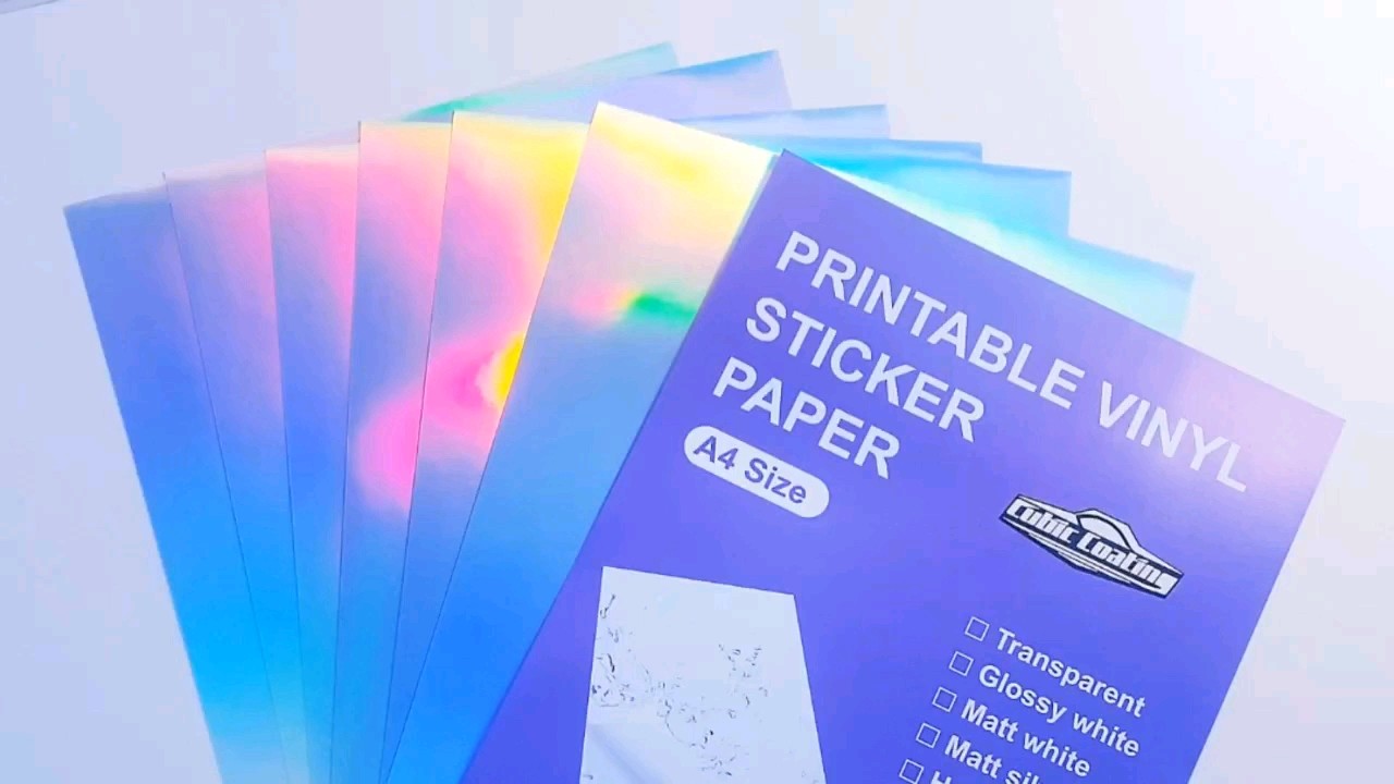 Printable Holographic Inkjet Vinyl Sticker Paper Dries Quickly ...