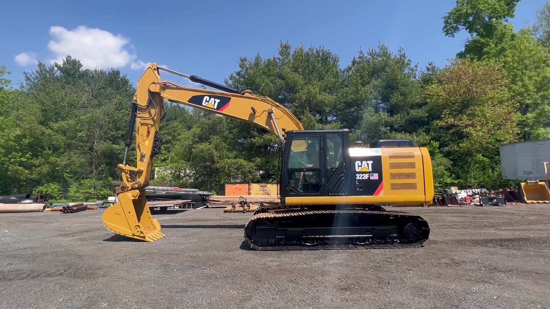 Working Weight Of 20 Tons 2016 Caterpillar 323fl Low Price Used ...