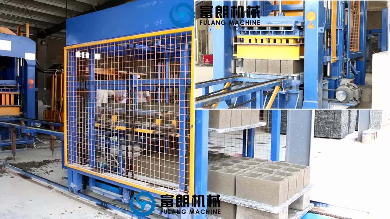 Fl8-15 Hydraulic Press Concrete Kerbing Blocking Brick Making Machine ...