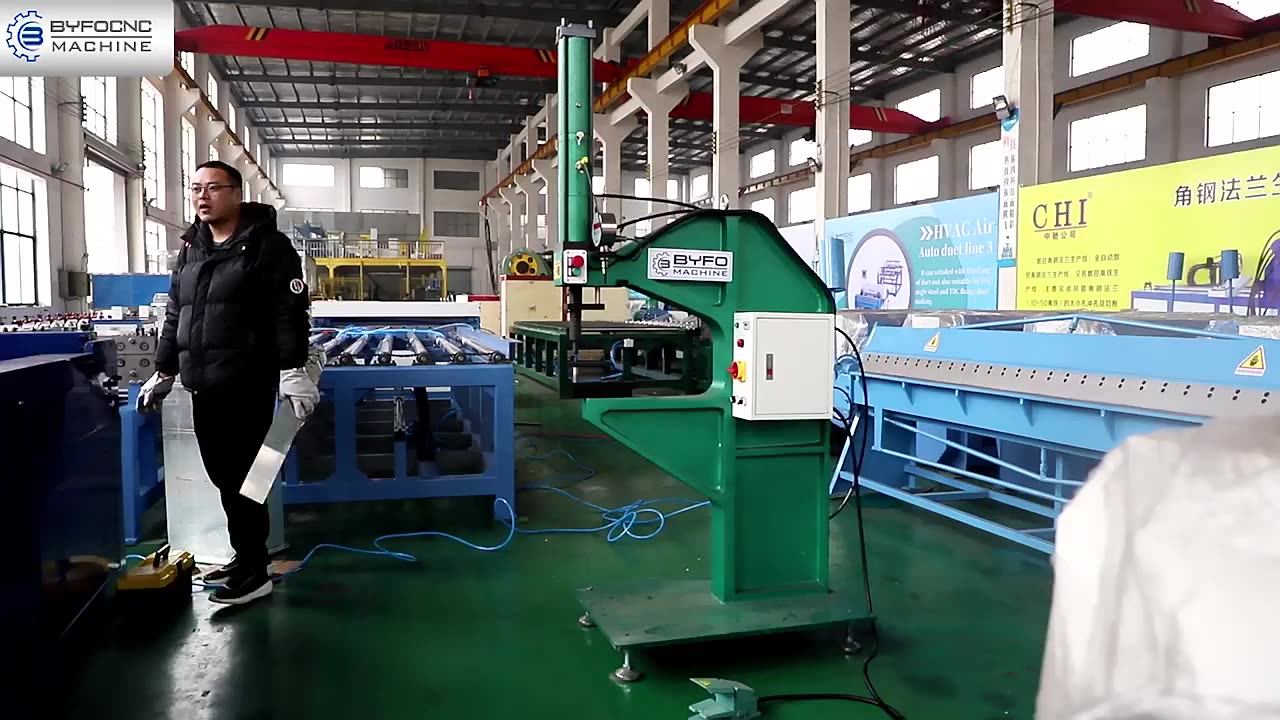 Byfo Carbon Steel Duct Pneumatic Riveter Hvac Duct Angle Steel Flange ...