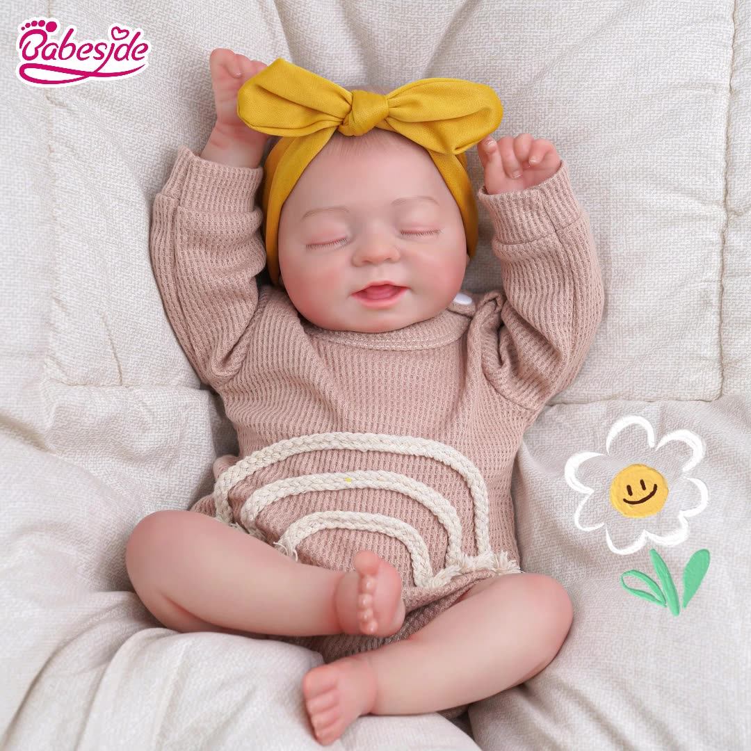 Handmade Realistic Reborn Baby Dolls Newborn Babies 20 Inch Eyes Open ...