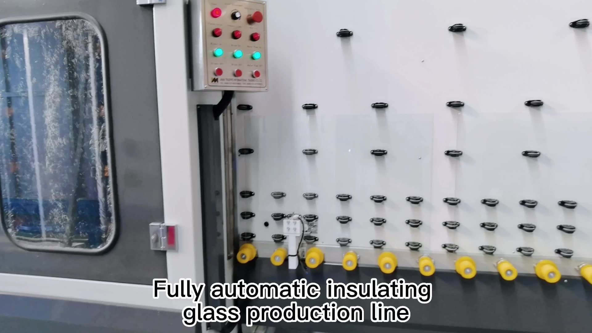 Automatic Plc Insulated Window Glass Production Line Washing Drying ...