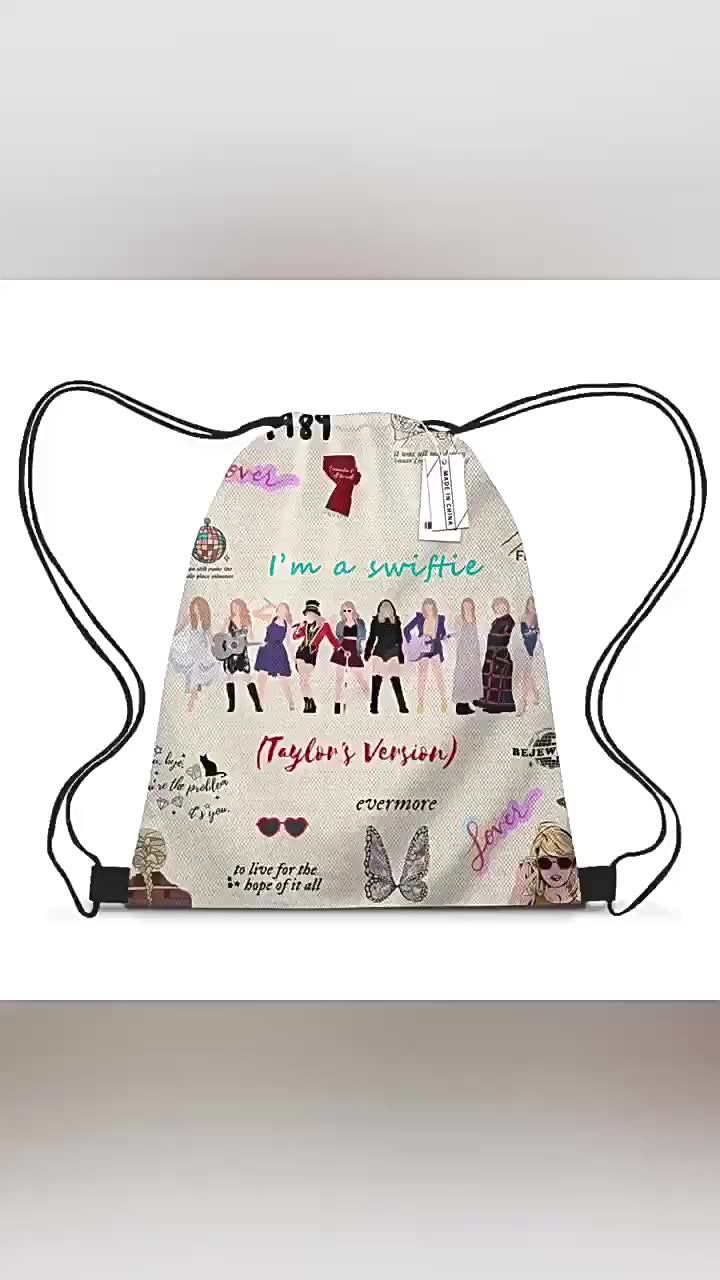 Linda Cartoon Animation Mario Oxford Cloth Drawstring Bag Sports ...