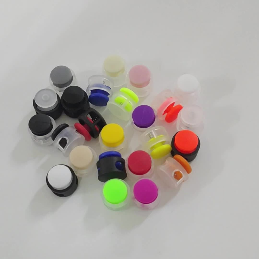 Adjustable Rope Laces Cord Lock Plastic Peg Hook Locks Stop Lock ...