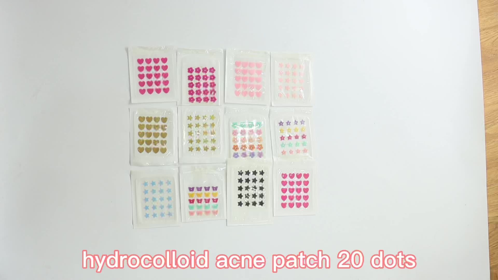 Cute Flower Shape Acne Pimple Patch Five Colored Acne Patch With ...
