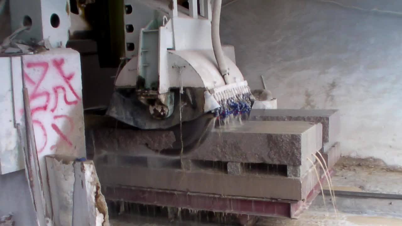 Lmj900 Multi Blade Granite Curbstone Cutter Marble Block Cutting ...