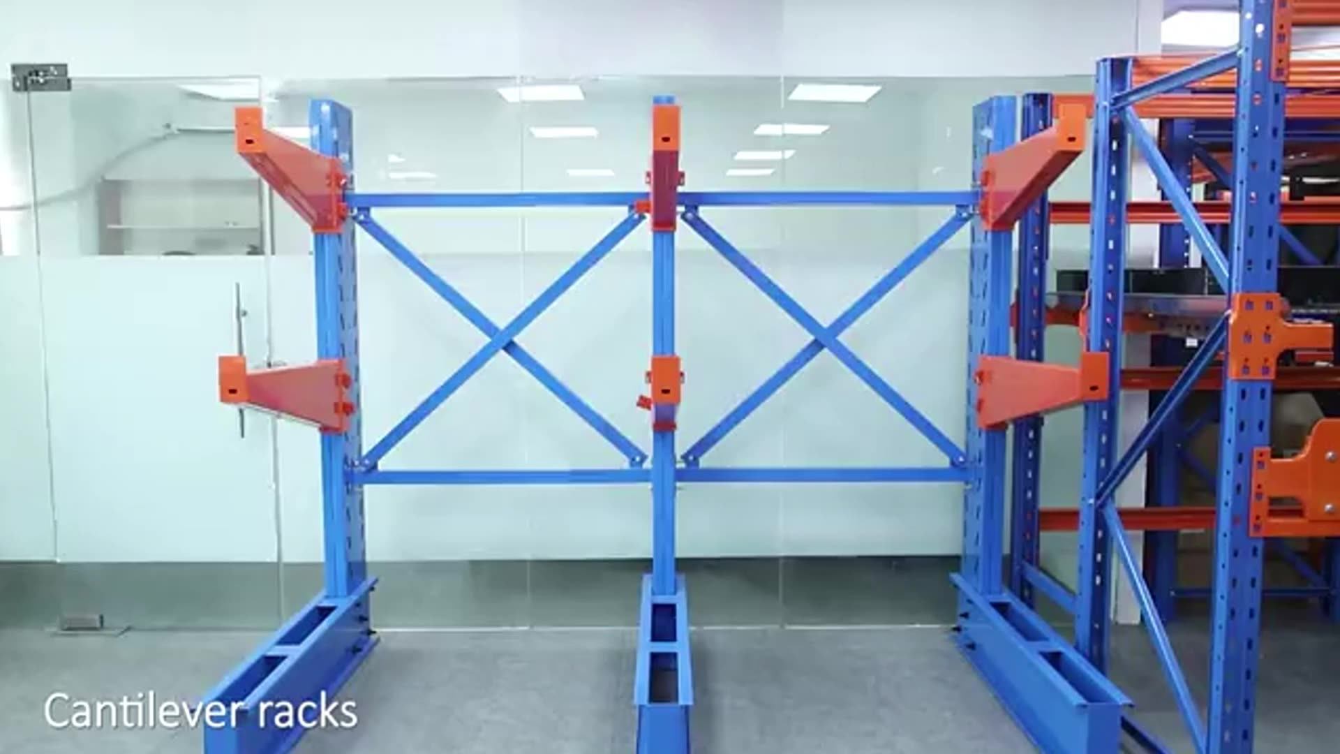 Wholesale Heavy Duty Cantilever Storage Racks Orange Cantilever Racking ...