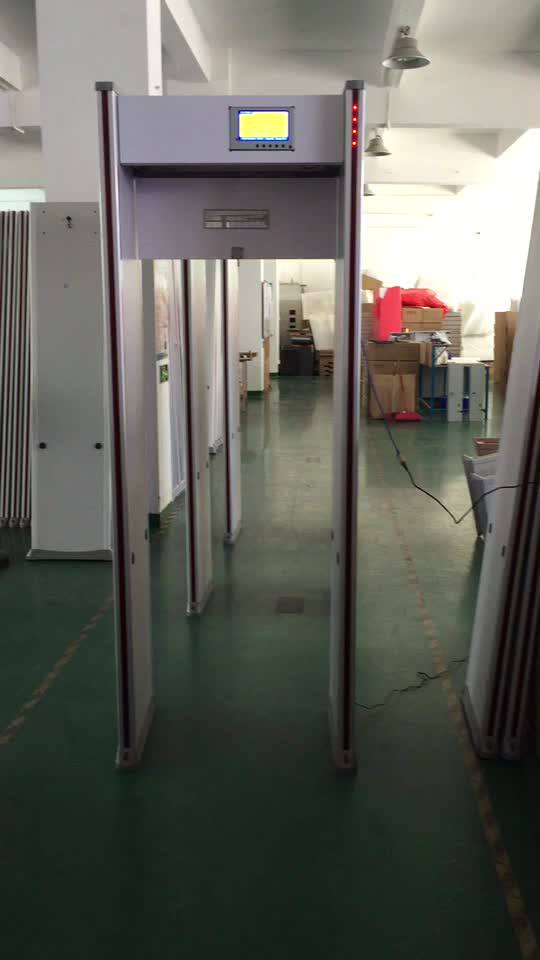 Multi 33 Or 45 Zones Body Scanner Door Frame Detector Metal Alarm ...
