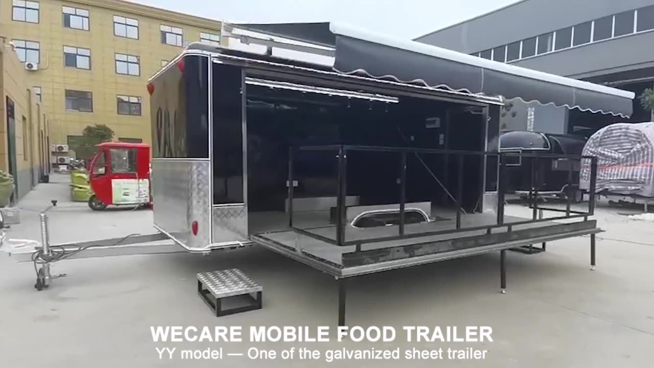 Custom Mobile Party Stage Exhibition Trailer Mobile Bar Bbq Grill Food ...
